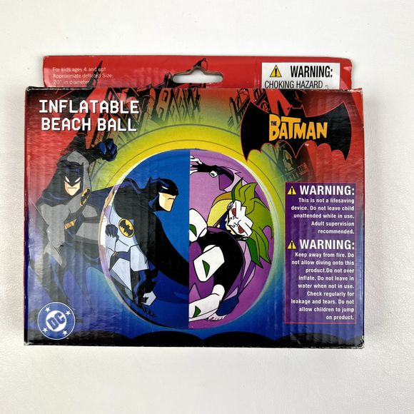 Toys R us | Toys | Batman Vtg 9s Beach Ball Inflatable Cartoon 992 Toys ...